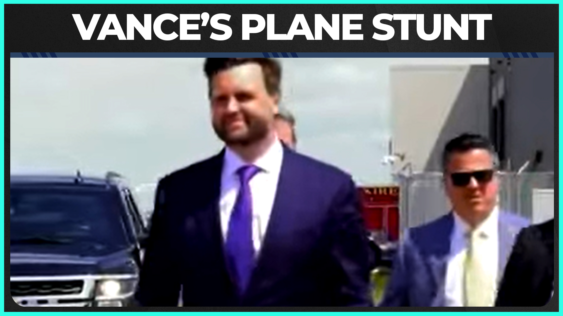 Sen. JD Vance's attempt to storm on Air Force 2 got instant backlash ...