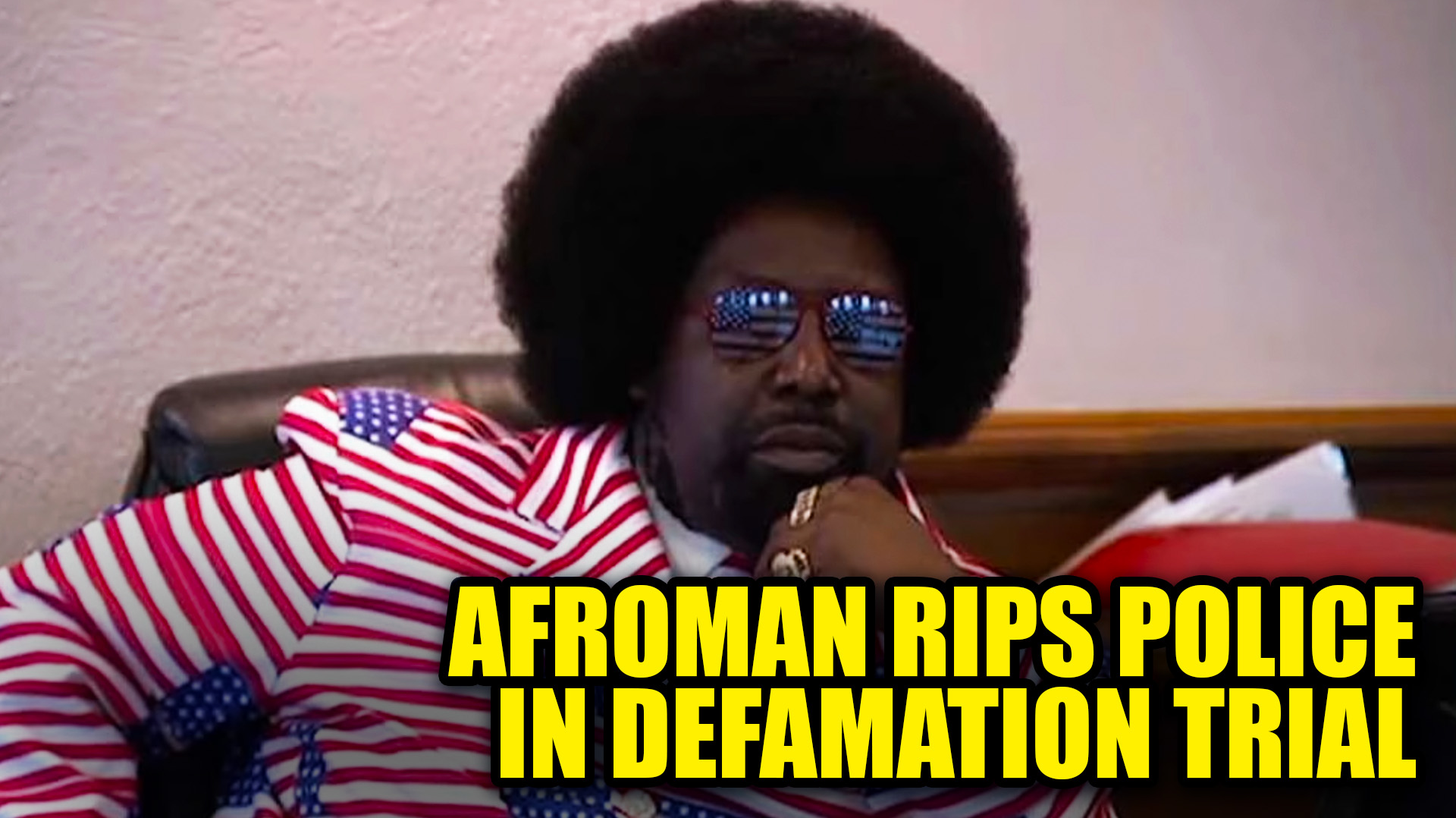 WATCH: Afroman Puts Police ON BLAST in Defamation Trial After Shocking ...