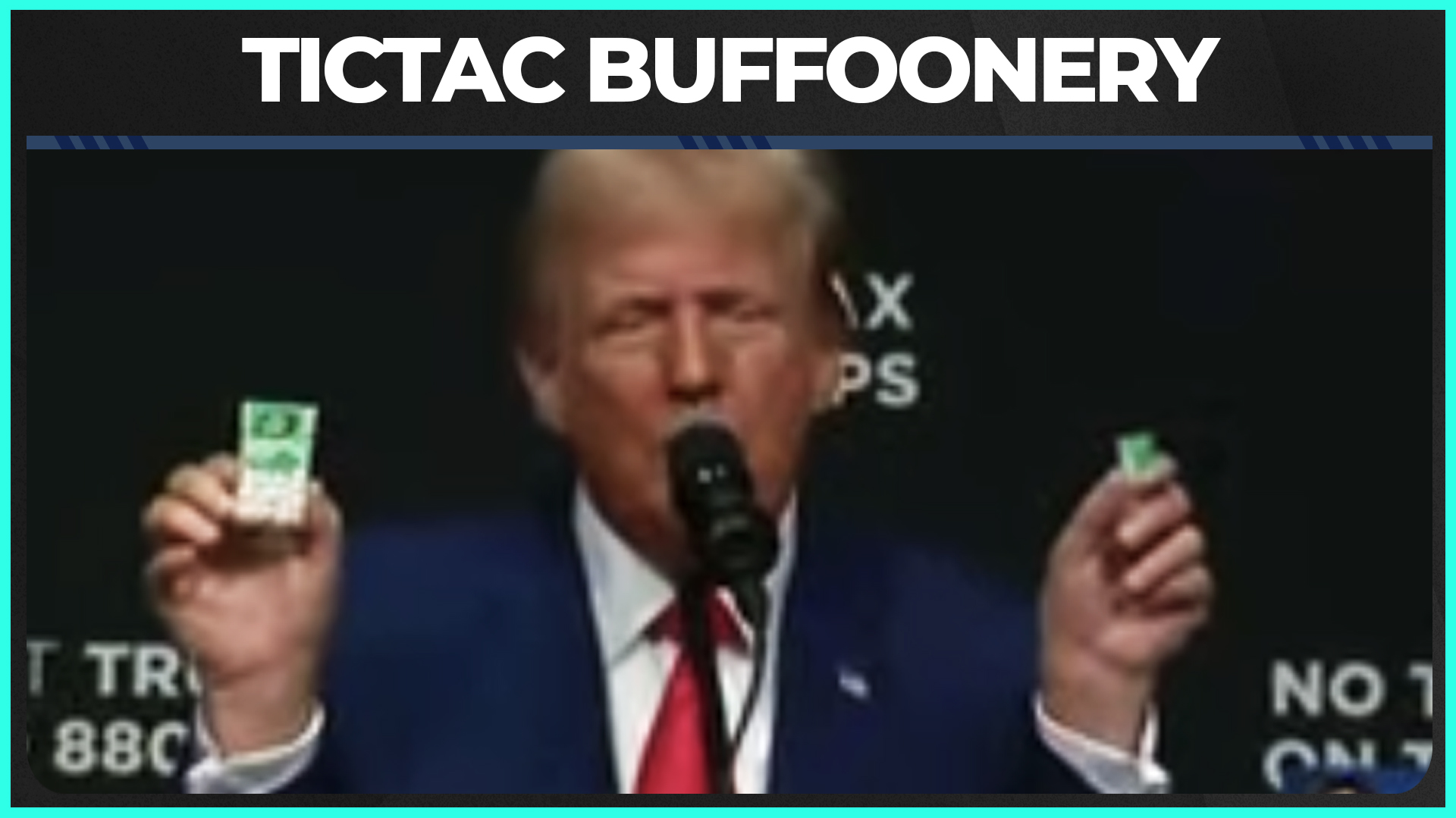 Former President Donald Trump used travel sized products to try to ...