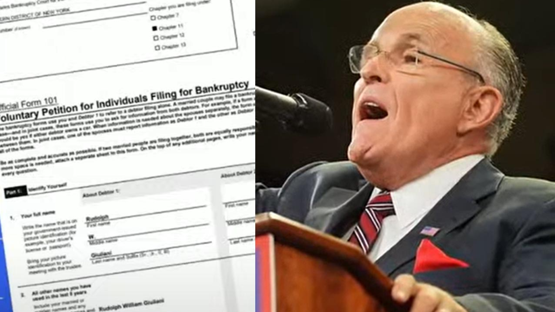 Rudy Giuliani filed for bankruptcy in the wake of his nearly $150 ...