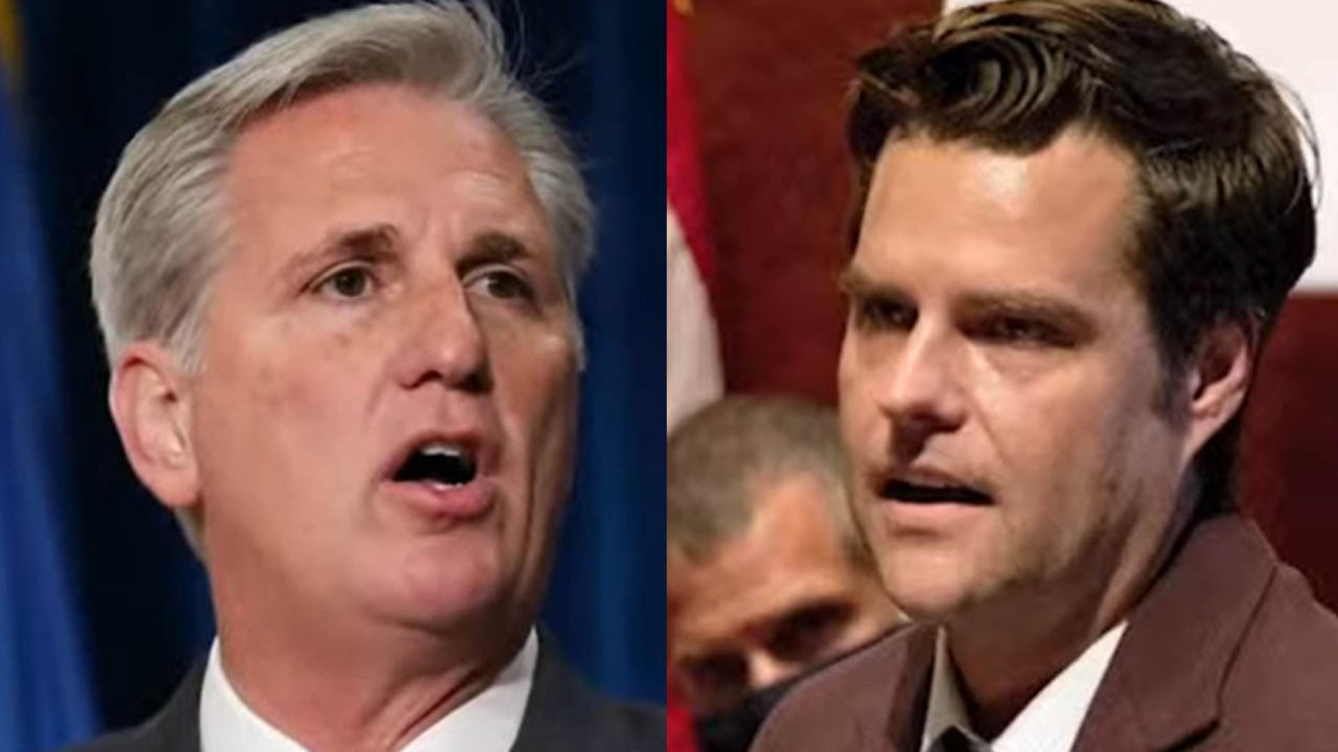 Speaker Kevin McCarthy, Rep. Matt Gaetz reportedly traded serious barbs ...