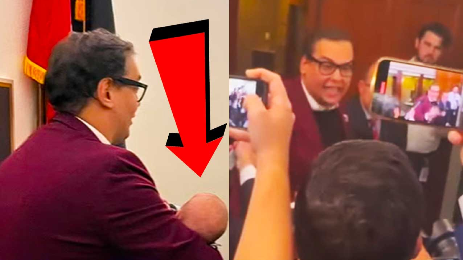 George Santos lost his cool at a pro-Palestinian protester in the ...