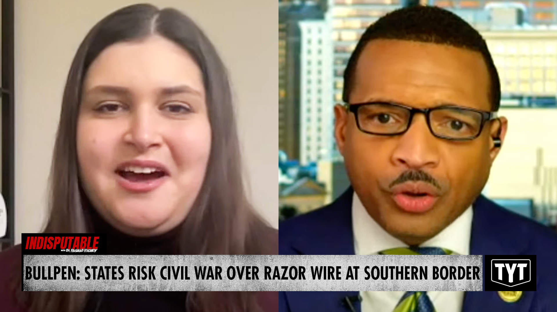 The Bullpen: Republican States Risk Civil War Over Razor Wire - TYT.com