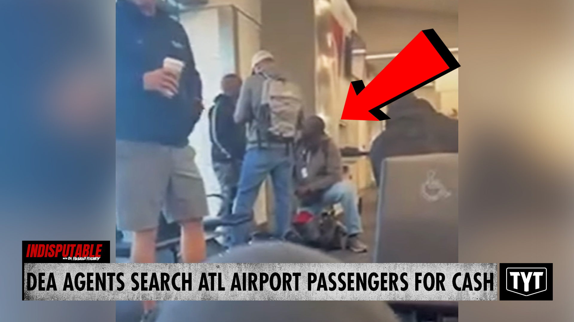 Drug Agents Search Airport Passengers For Cash Before Boarding Plane ...