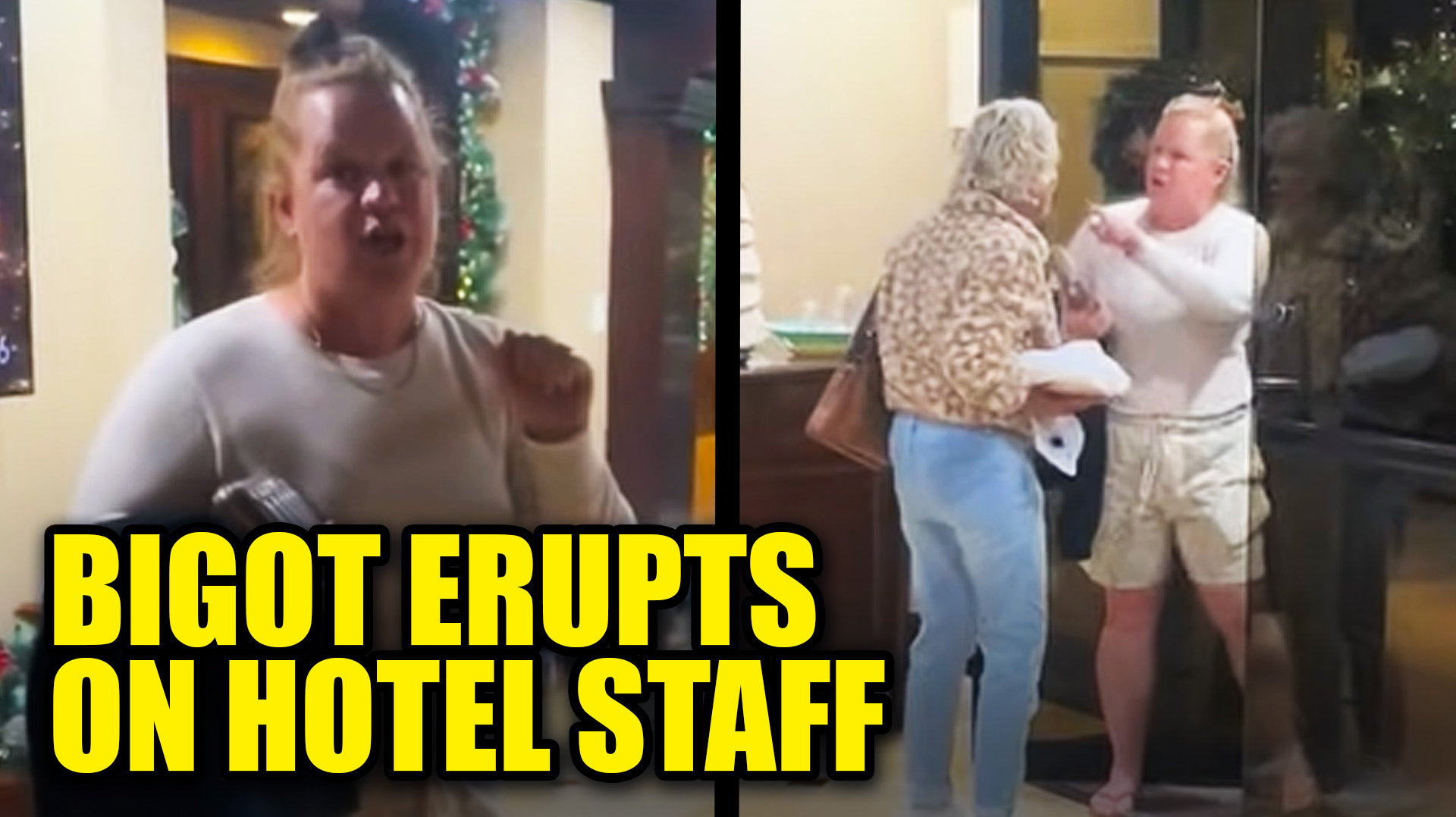 WATCH: Hotel Karen Gets Called Out During Racist Tantrum Against Staff ...