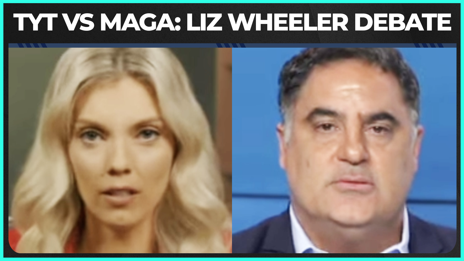 Cenk Uygur debates conservative political commentator, author, and ...