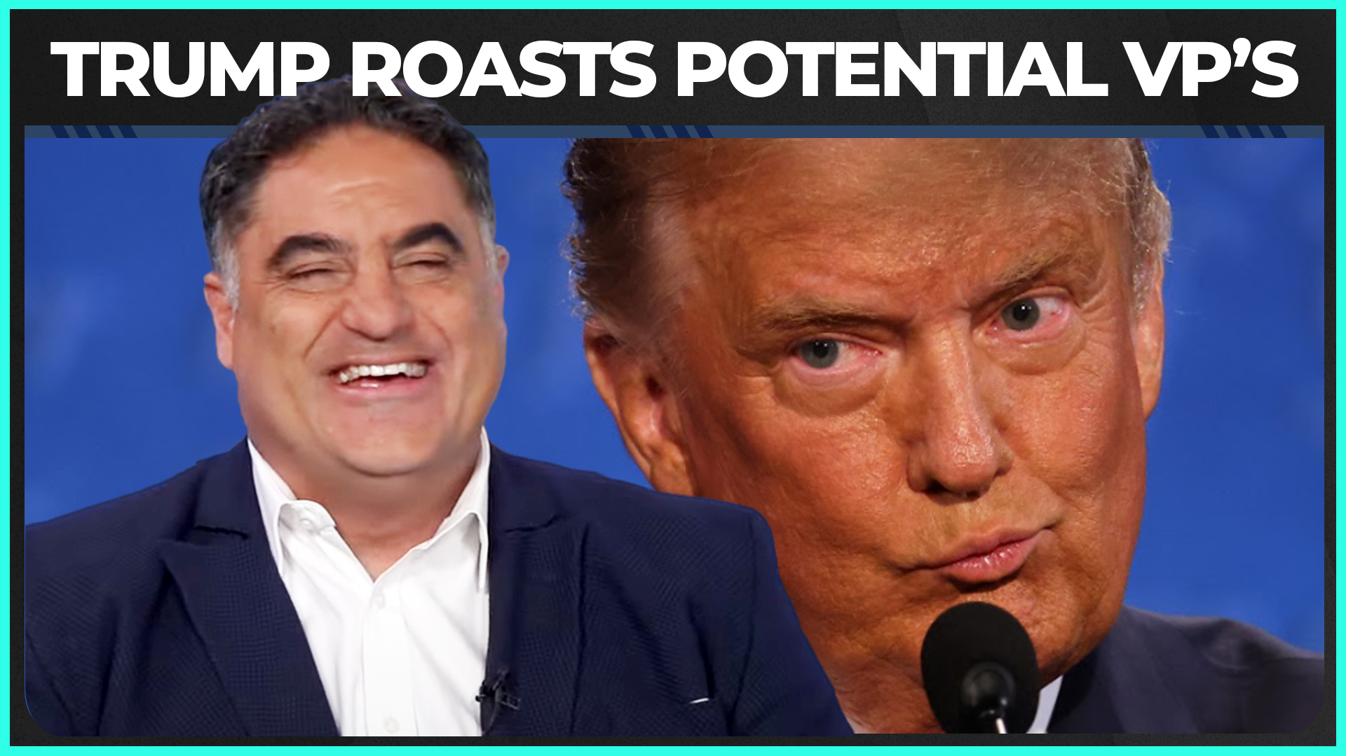 Donald Trump called out his potential V.P. picks at a campaign event in ...