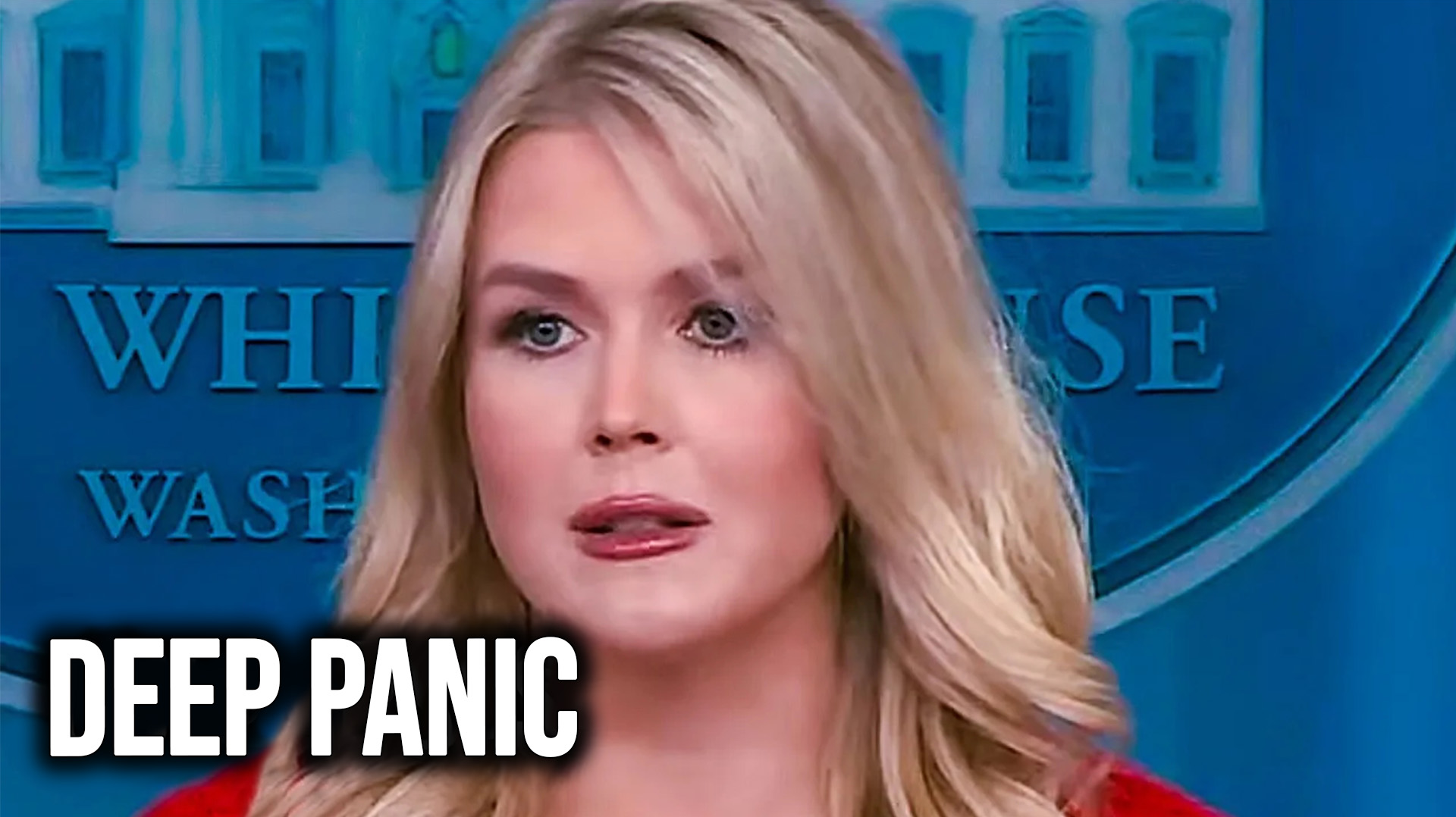 White House Press Secretary Karoline Leavitt is left scrambling in full ...
