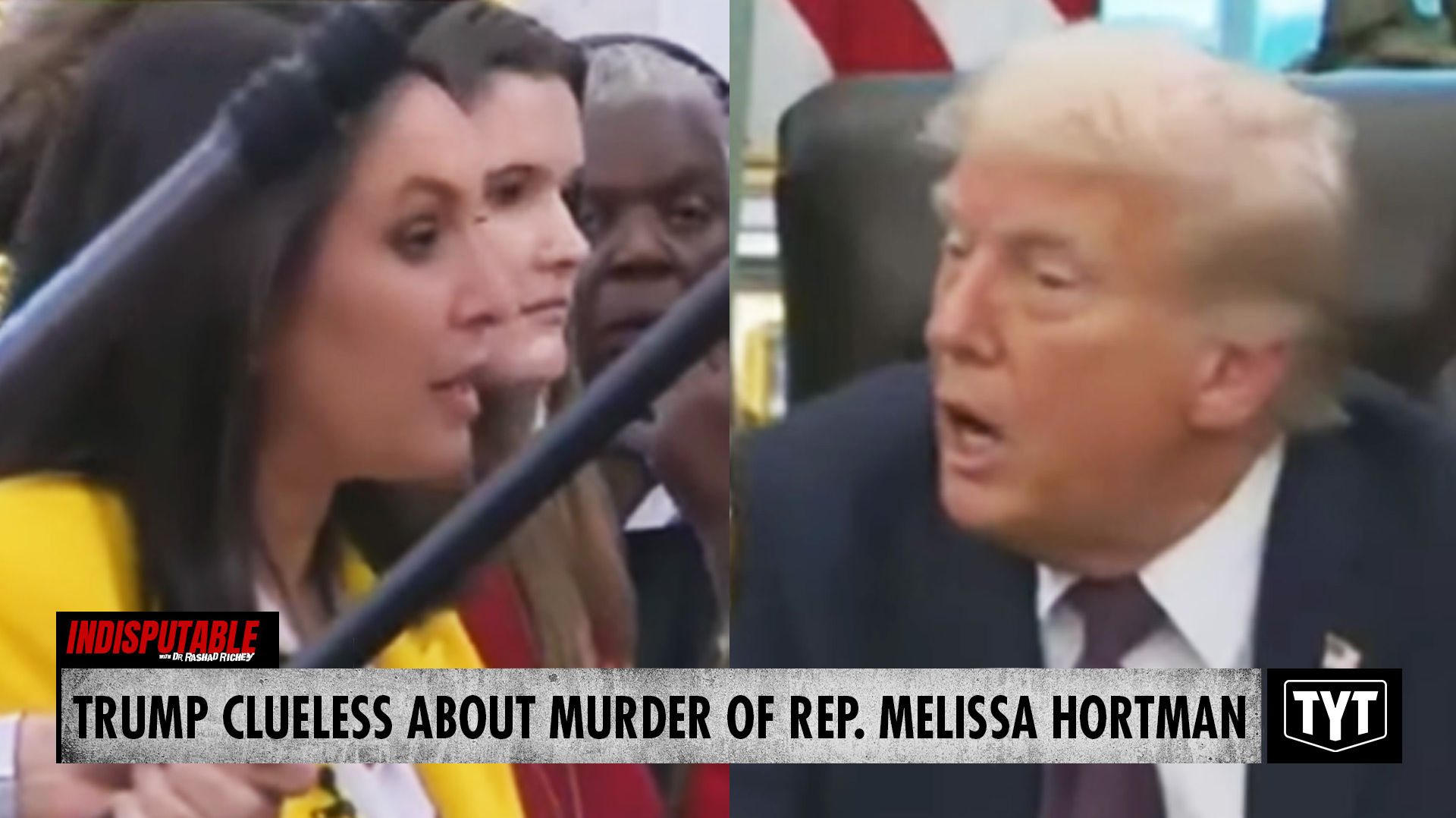 WATCH: Trump CLUELESS When Asked About Murder of Democratic Lawmaker ...