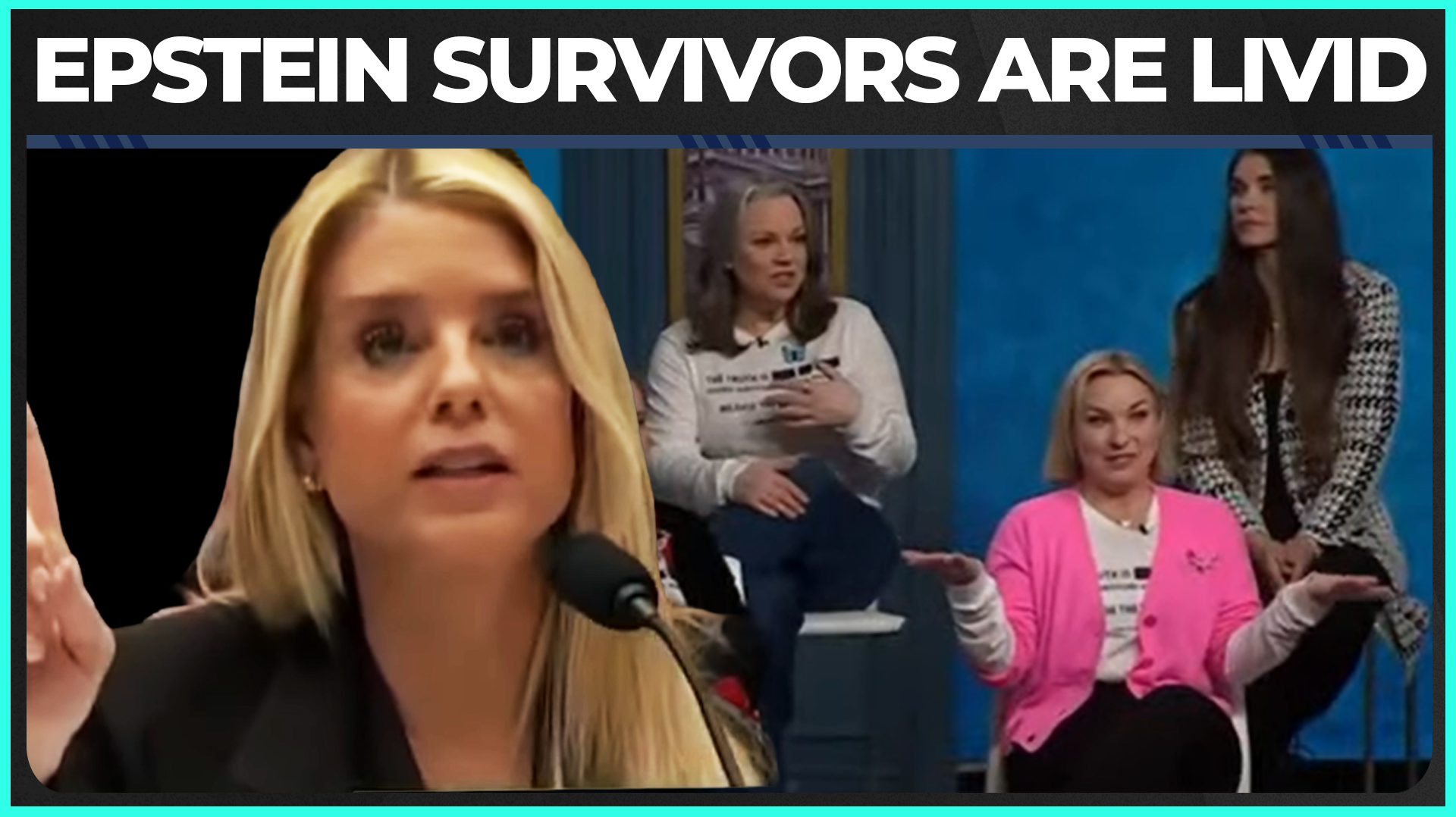 Epstein survivors ripped into Attorney General Pam Bondi in an ...