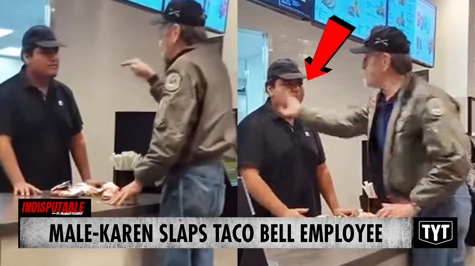 WATCH: Elderly Male-Karen Slaps Taco Bell Worker Over His Own Mistake ...