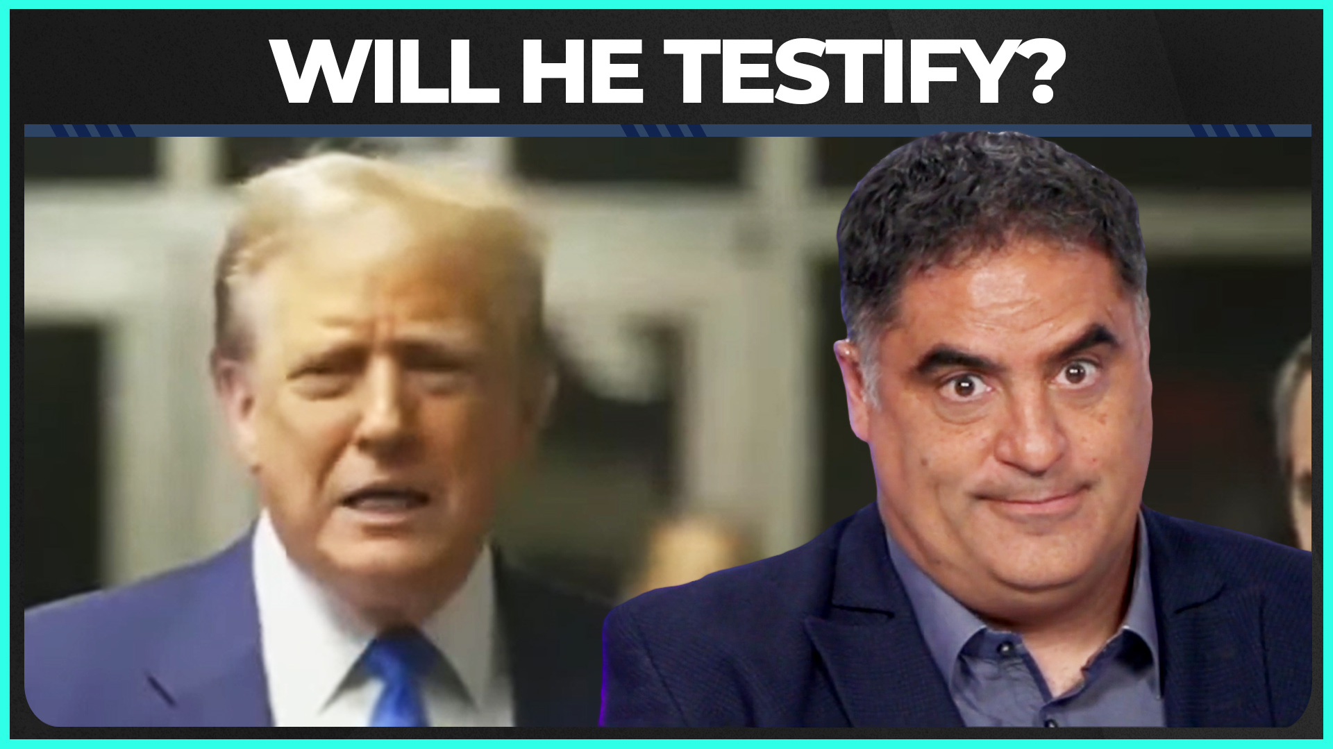 Donald Trump told the press that he can't testify in his hush money ...