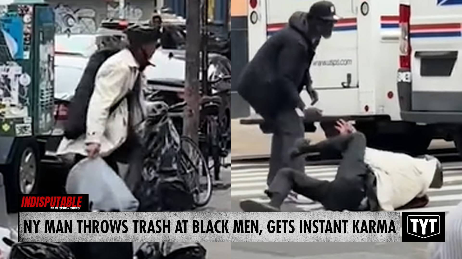 WATCH: White Man Throws Bags of TRASH At Black Men, Gets Instant Karma ...
