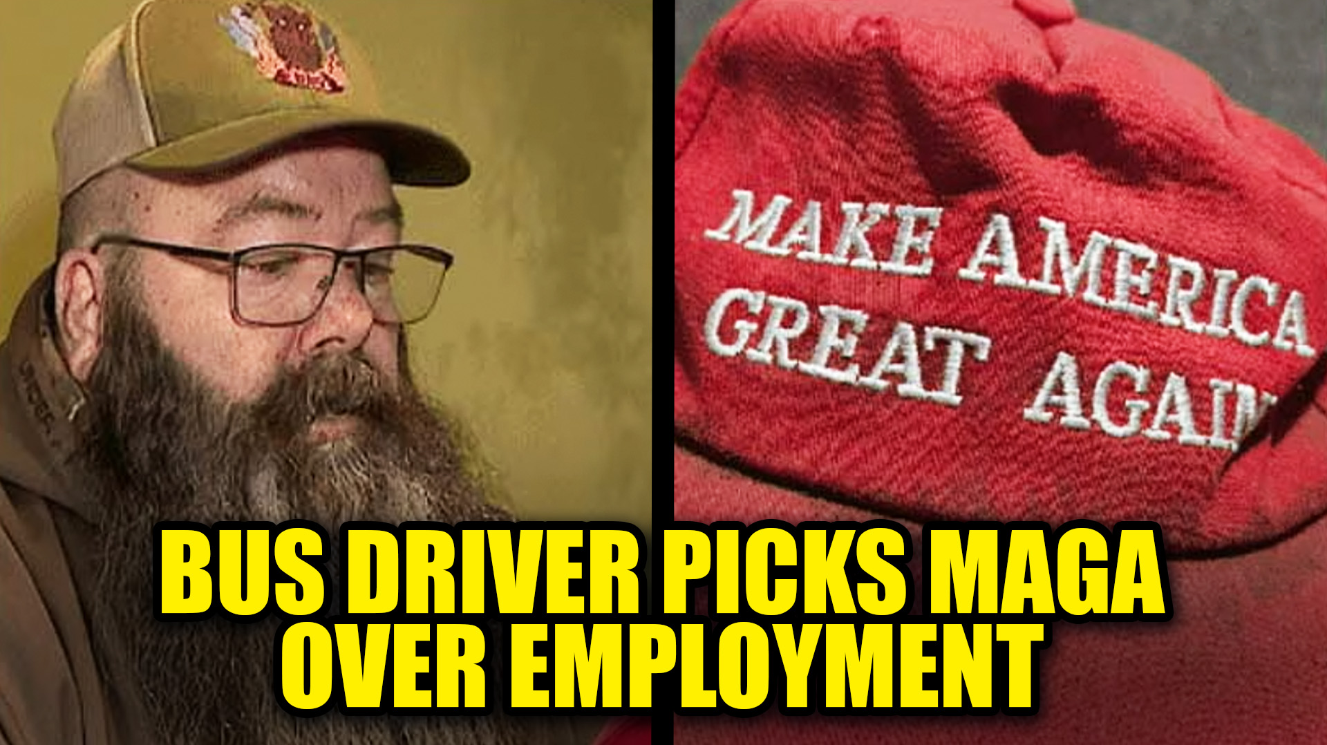 School Bus Driver REFUSES to Work Without MAGA Hat, Quits After Dispute ...