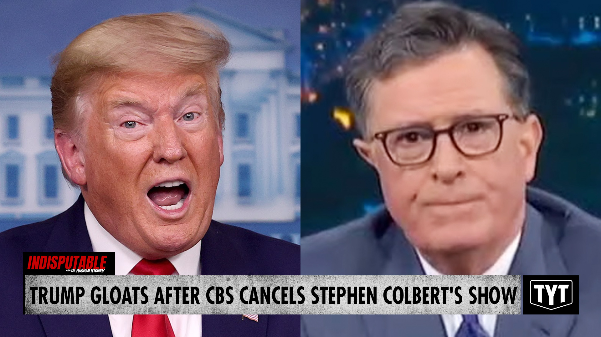 Trump GLOATS After CBS Shuts Down Stephen Colbert's 'Late Show' - TYT.com