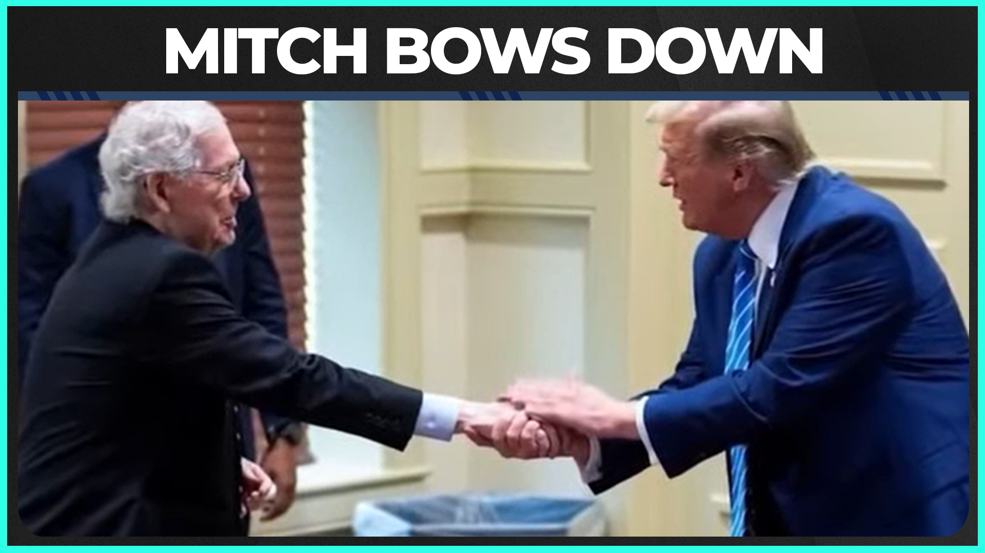 Senate Republican Leader Mitch McConnell was chummy with Donald Trump ...